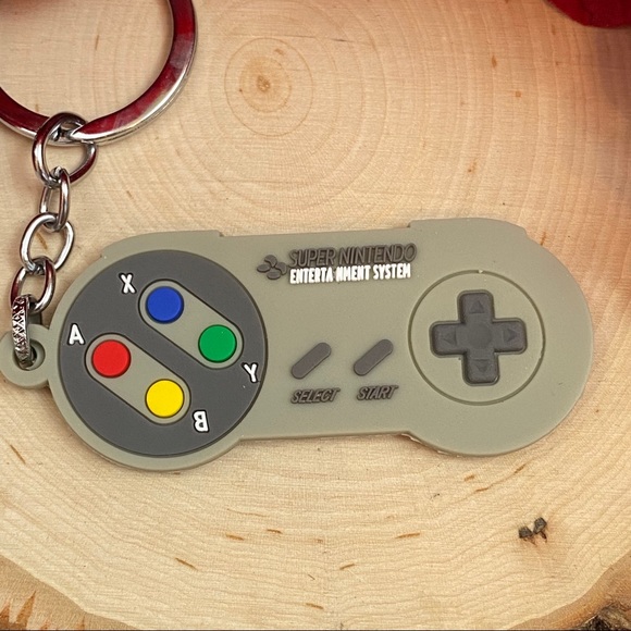 Accessories | Nintendo Super Nintendo Controller Keychain | Poshmark